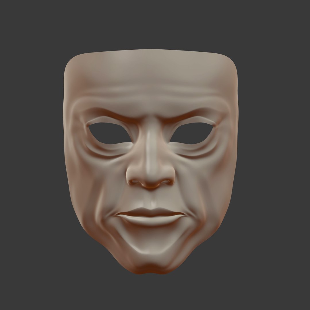 3d Model Anonymous Mask