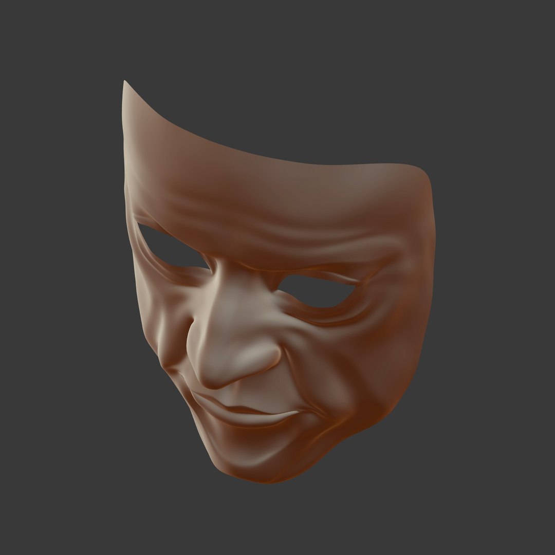 3d Model Anonymous Mask