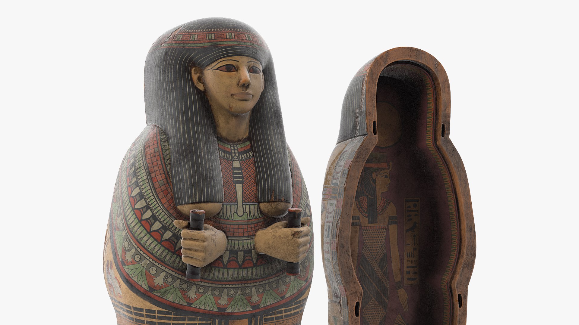 Ancient Egyptian Sarcophagus Model - TurboSquid 1444925