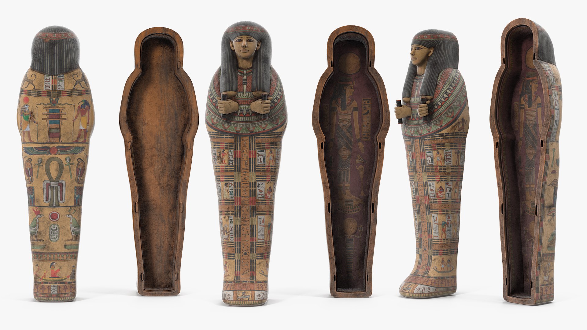 Ancient Egyptian Sarcophagus Model - TurboSquid 1444925