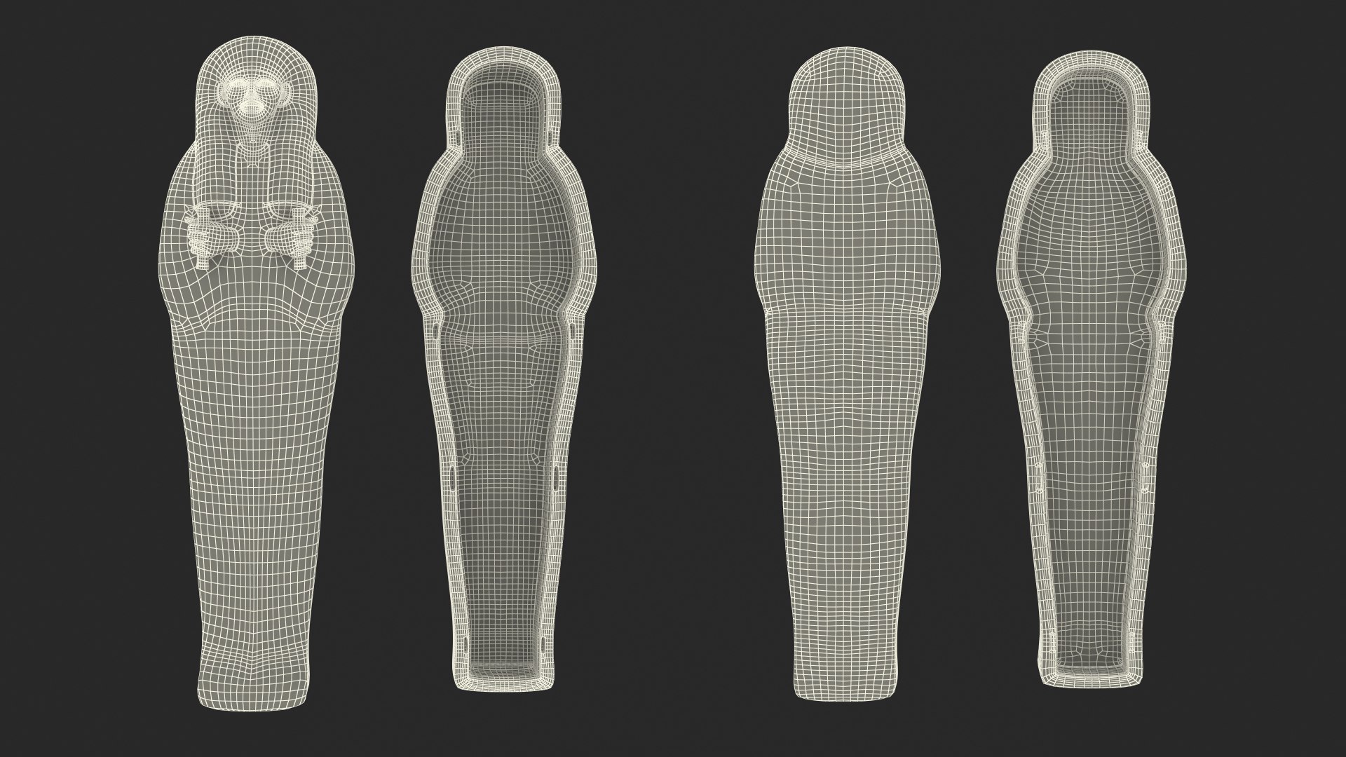 Ancient Egyptian Sarcophagus Model - TurboSquid 1444925