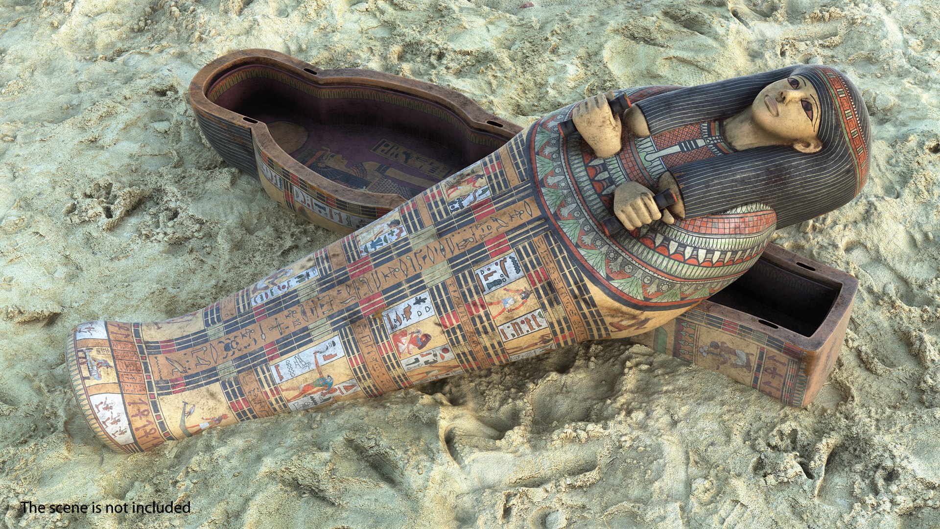 Ancient Egyptian Sarcophagus Model - TurboSquid 1444925