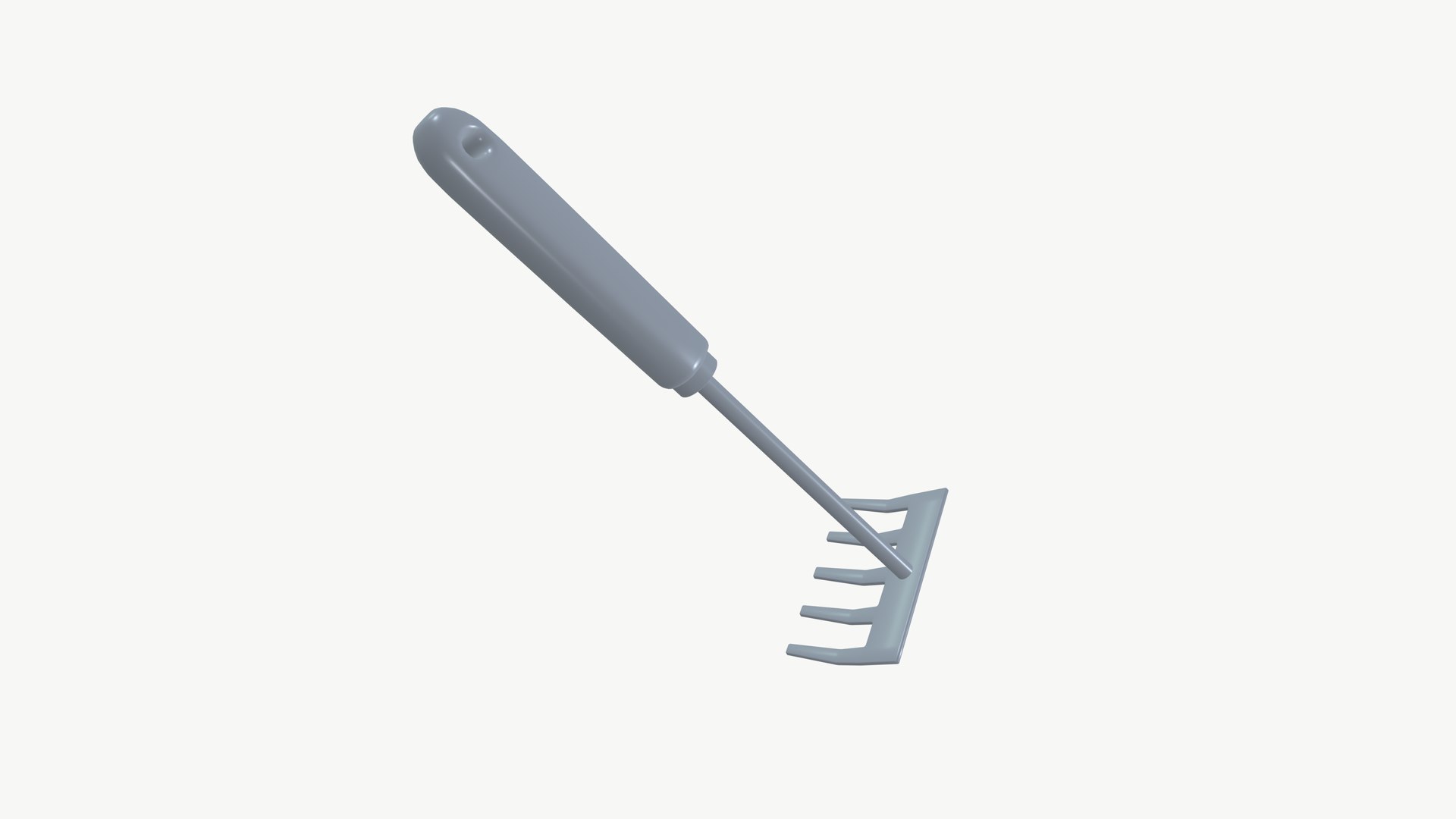 Hand Rake 3D Model - TurboSquid 2336222
