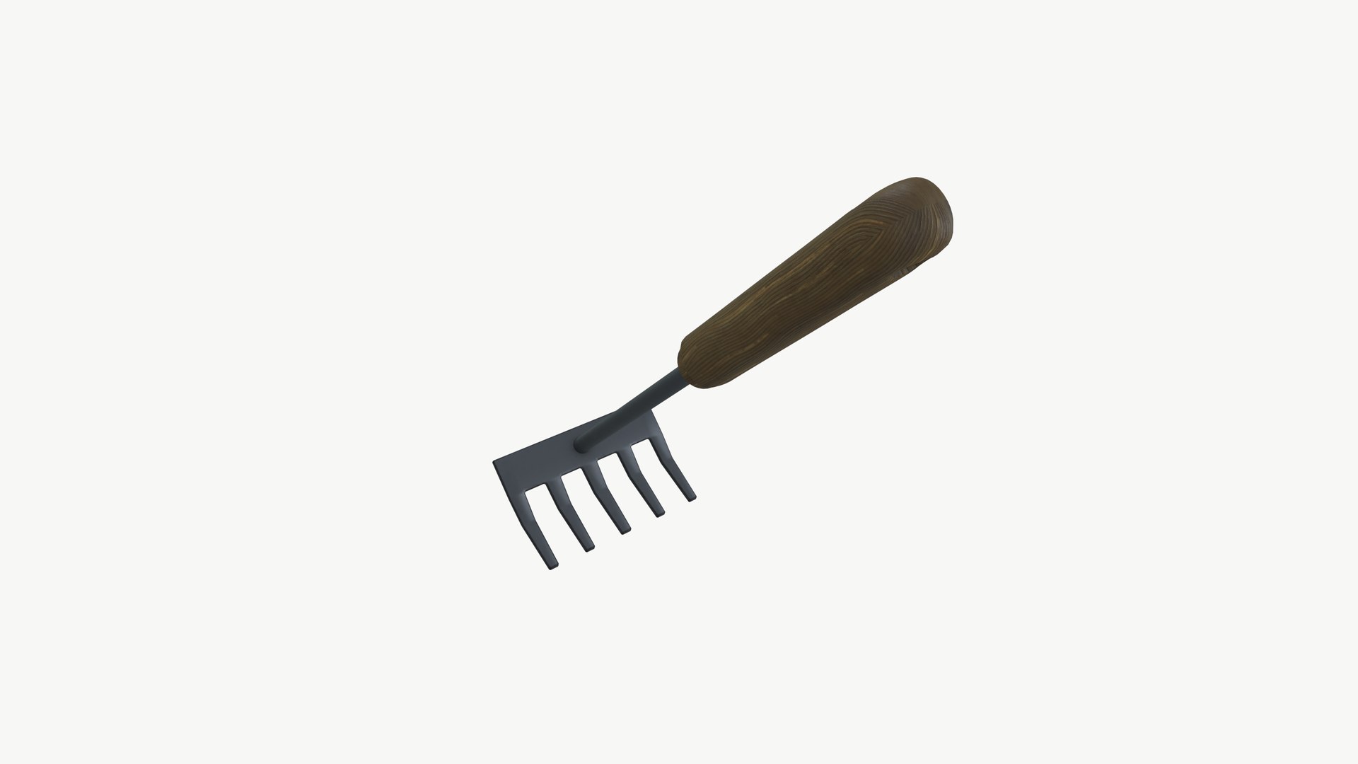 Hand Rake 3D Model - TurboSquid 2336222