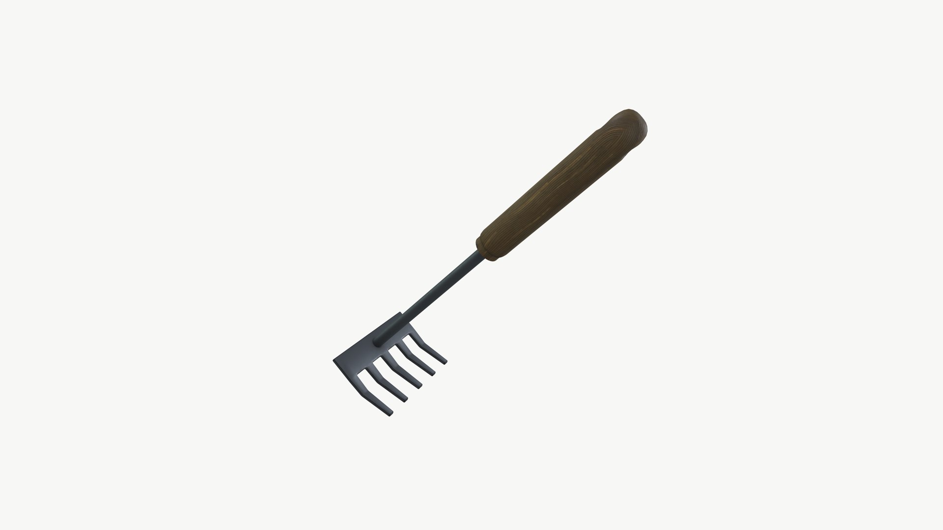 Hand Rake 3D Model - TurboSquid 2336222