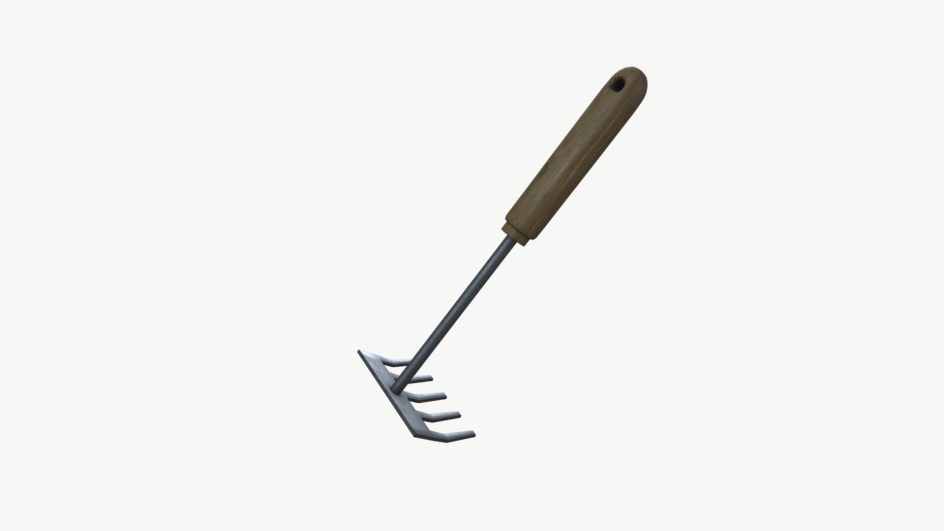 Hand Rake 3D Model - TurboSquid 2336222