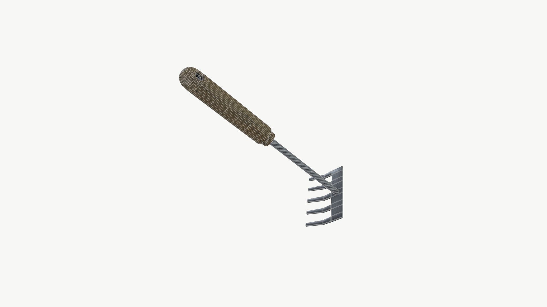 Hand Rake 3D Model - TurboSquid 2336222