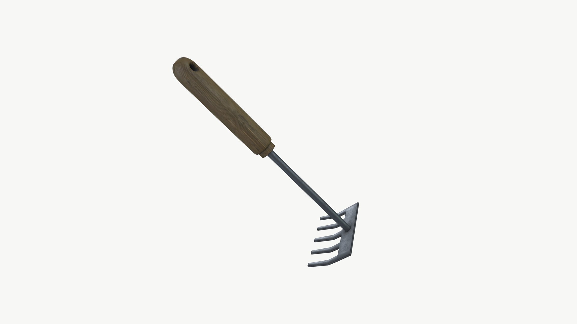 Hand Rake 3D Model - TurboSquid 2336222