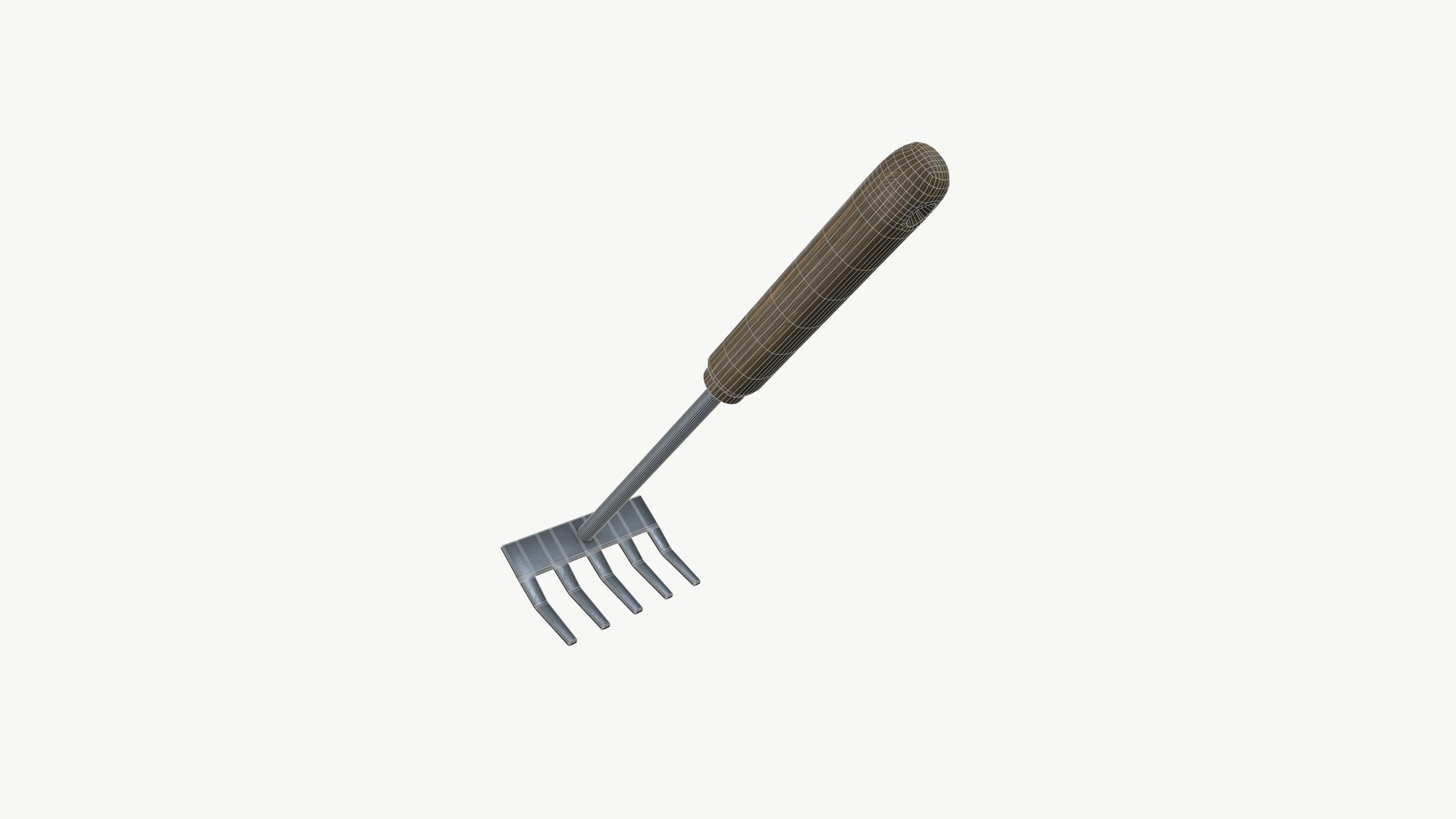 Hand Rake 3D Model - TurboSquid 2336222