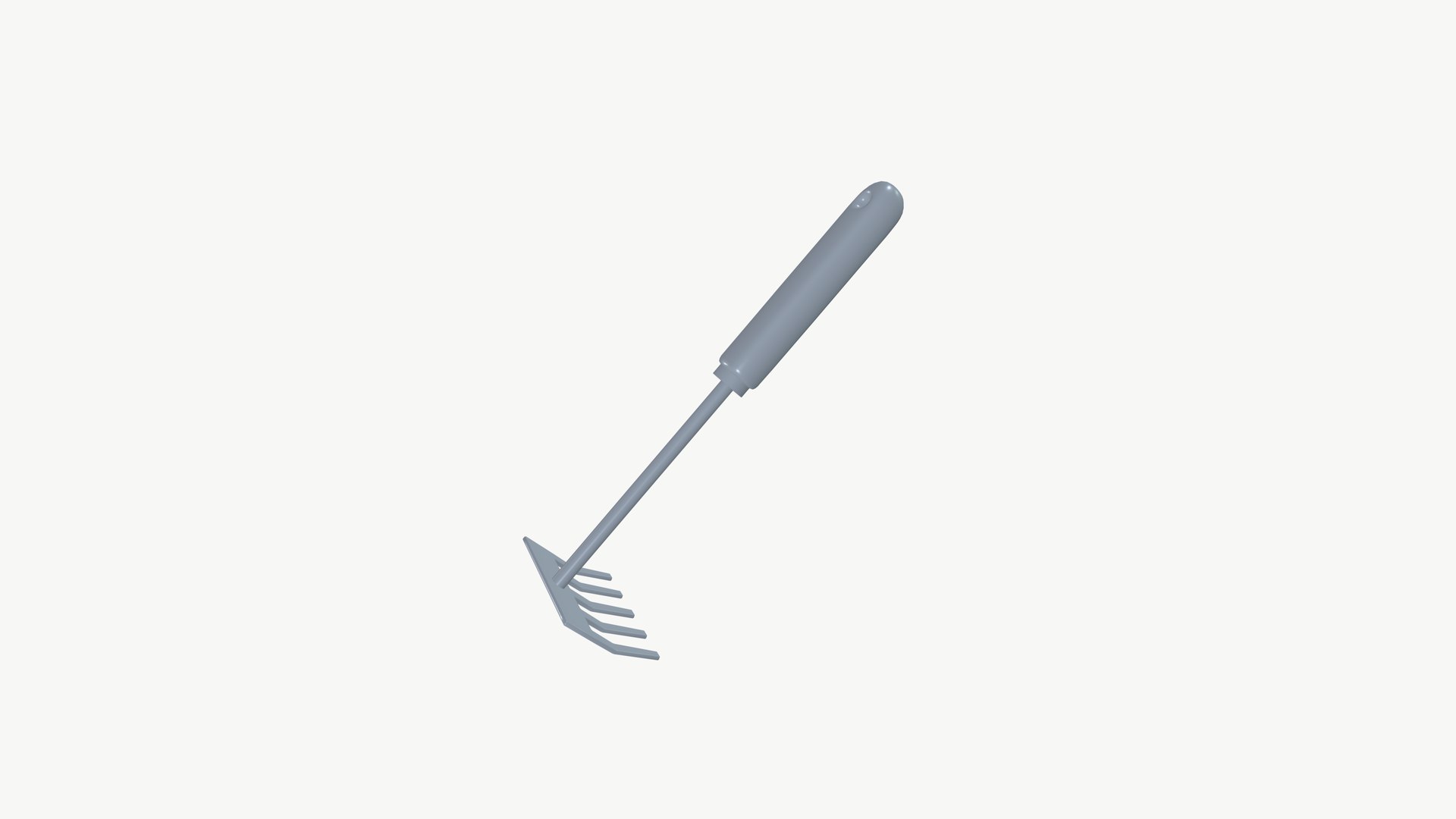 Hand Rake 3D Model - TurboSquid 2336222