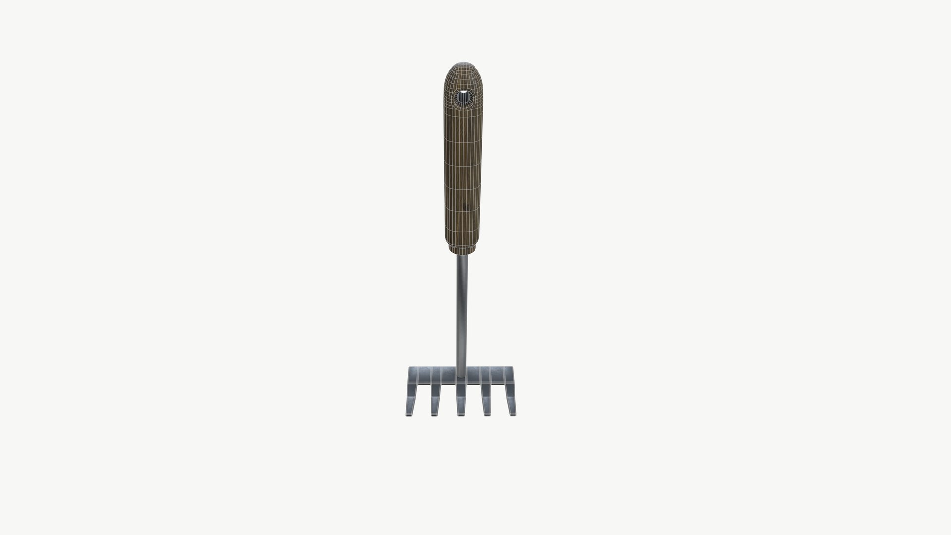 Hand Rake 3D Model - TurboSquid 2336222