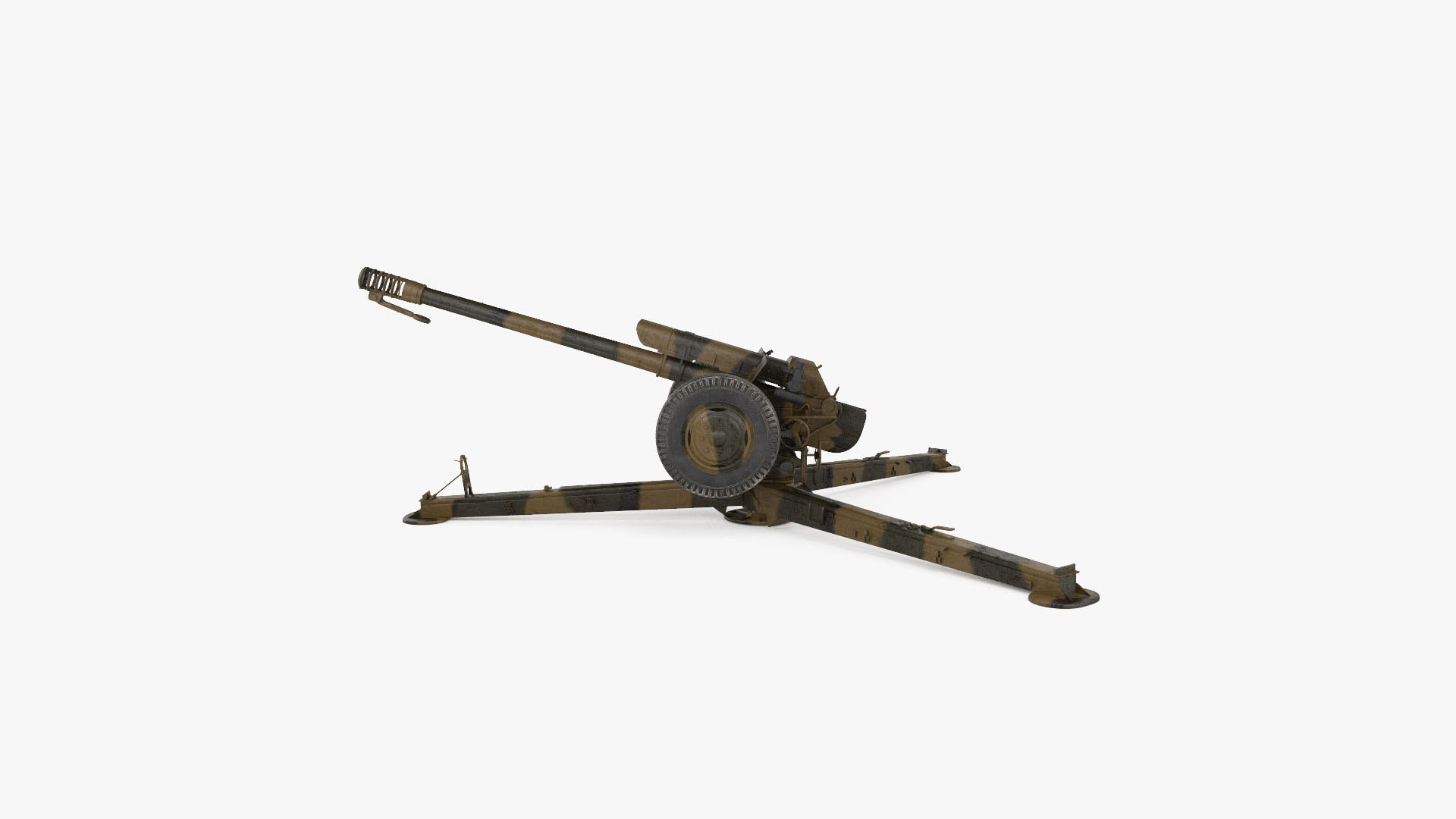 D-30 122 Mm Howitzer 2A18 Model - TurboSquid 2202368