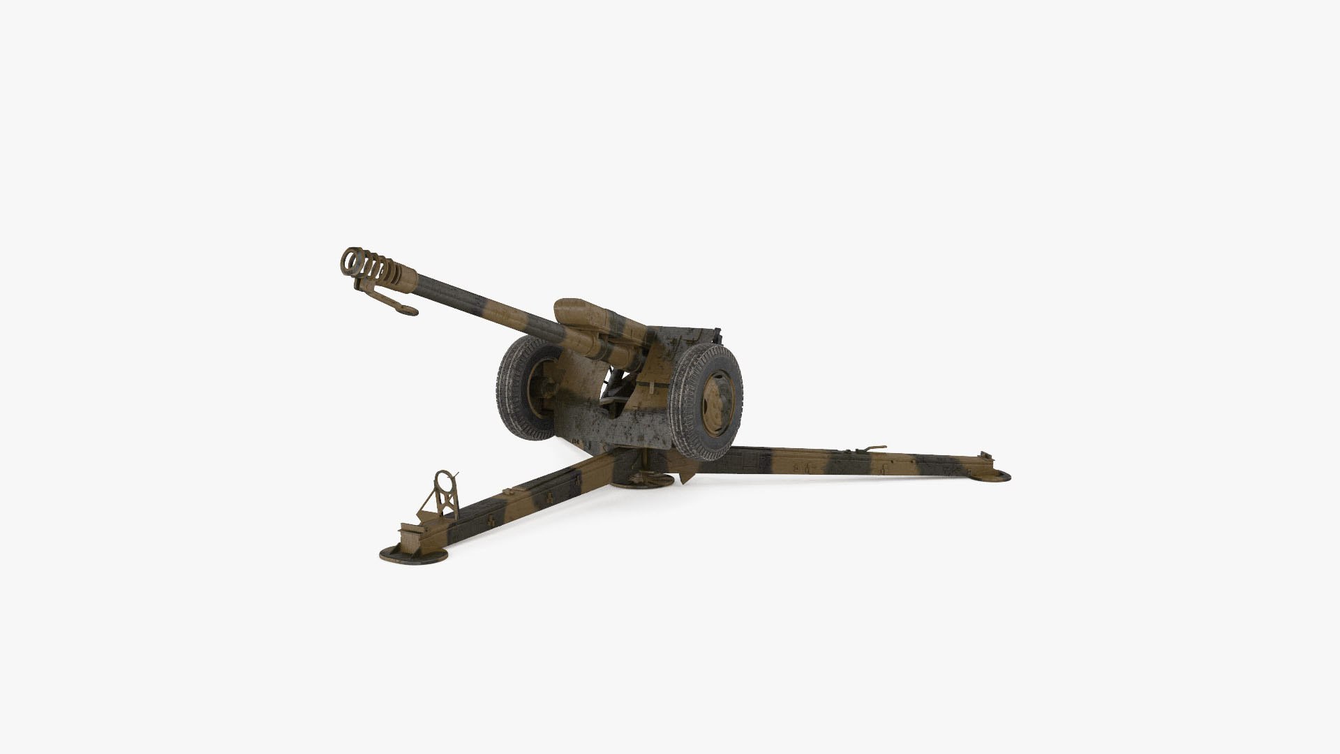 D-30 122 Mm Howitzer 2A18 Model - TurboSquid 2202368