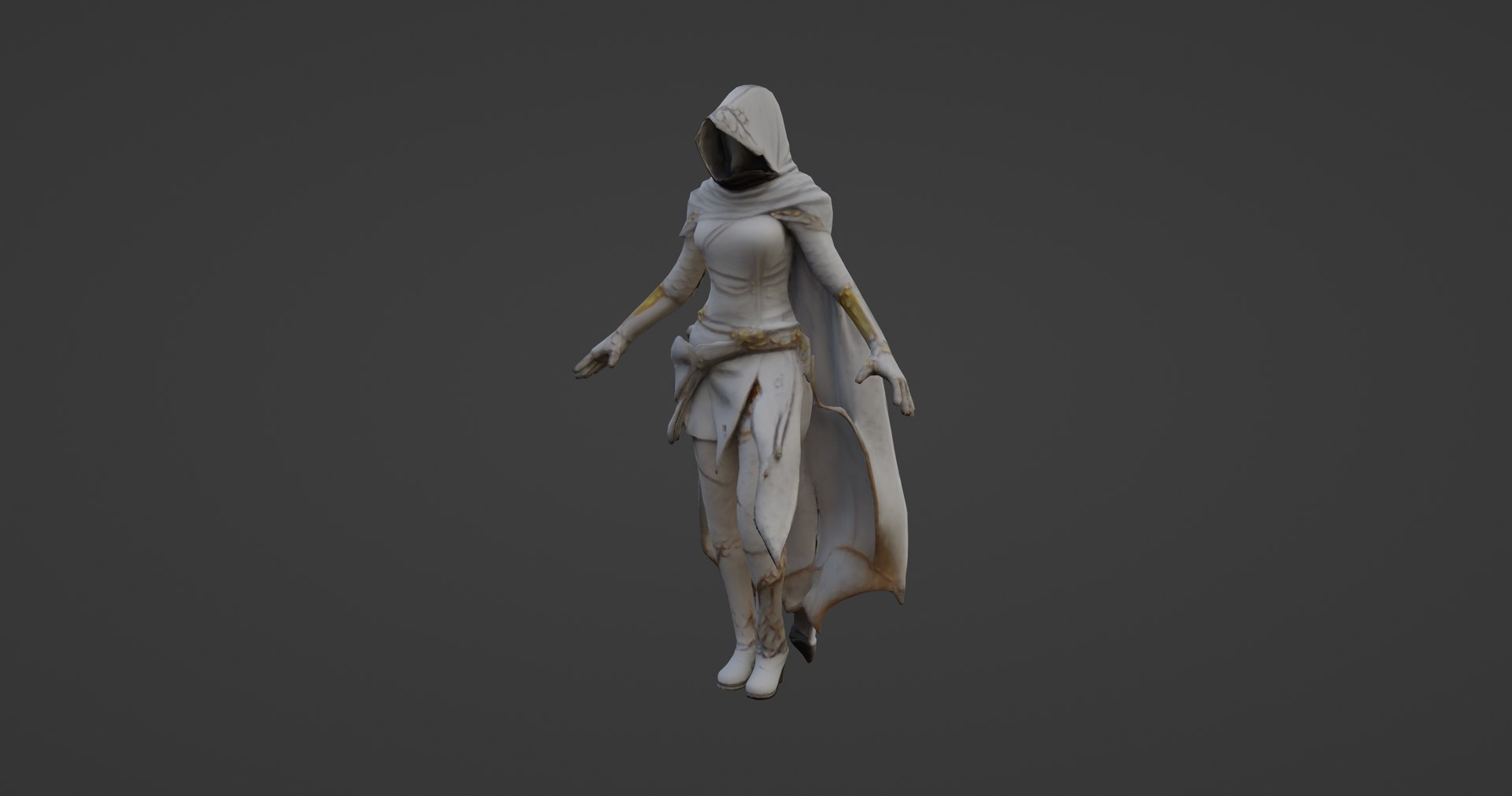 Elegant Fantasy Assassin Character 3D Model - TurboSquid 2338721