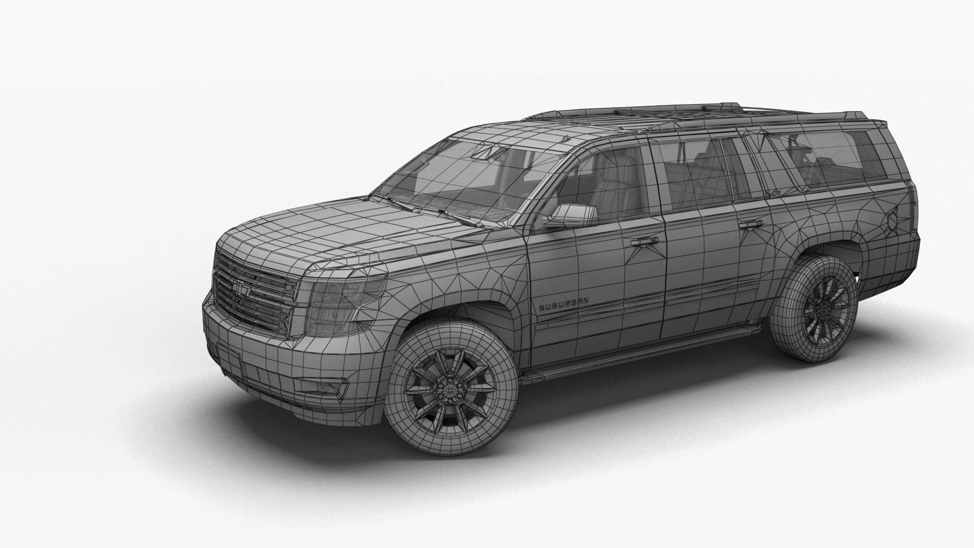 3D Model 2015 Chevrolet Suburban - TurboSquid 2312030