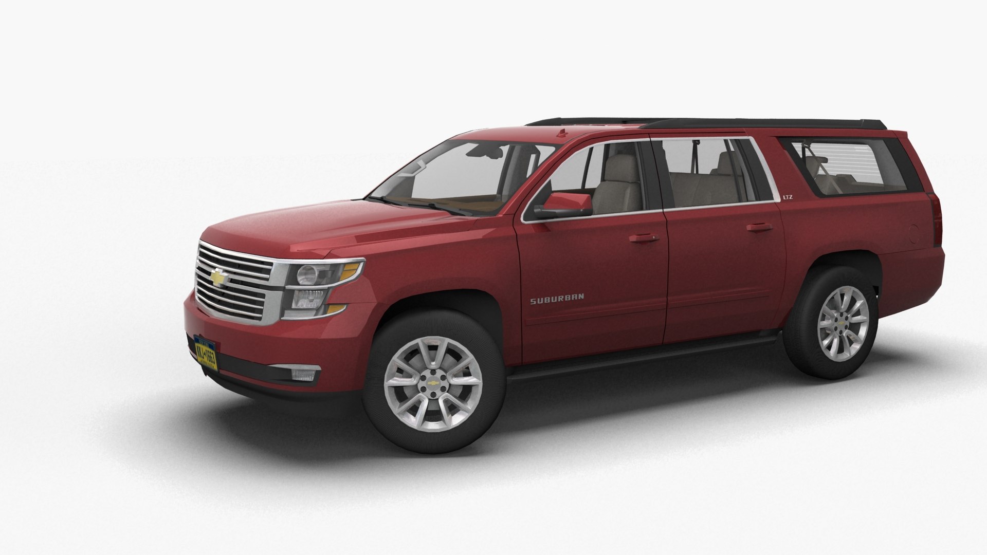 3D Model 2015 Chevrolet Suburban - TurboSquid 2312030