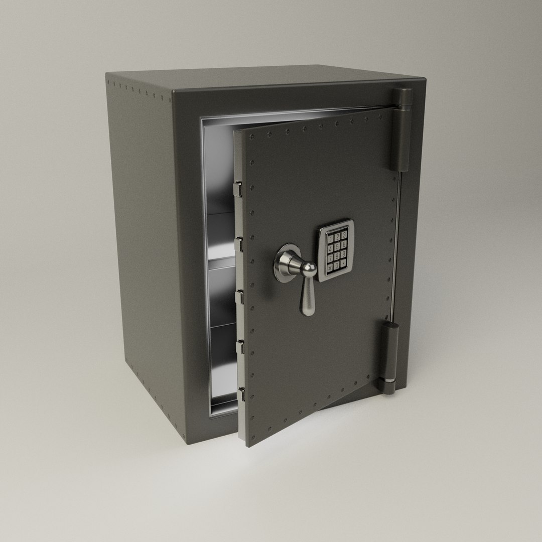 3D Safe 2 Model - TurboSquid 1818597