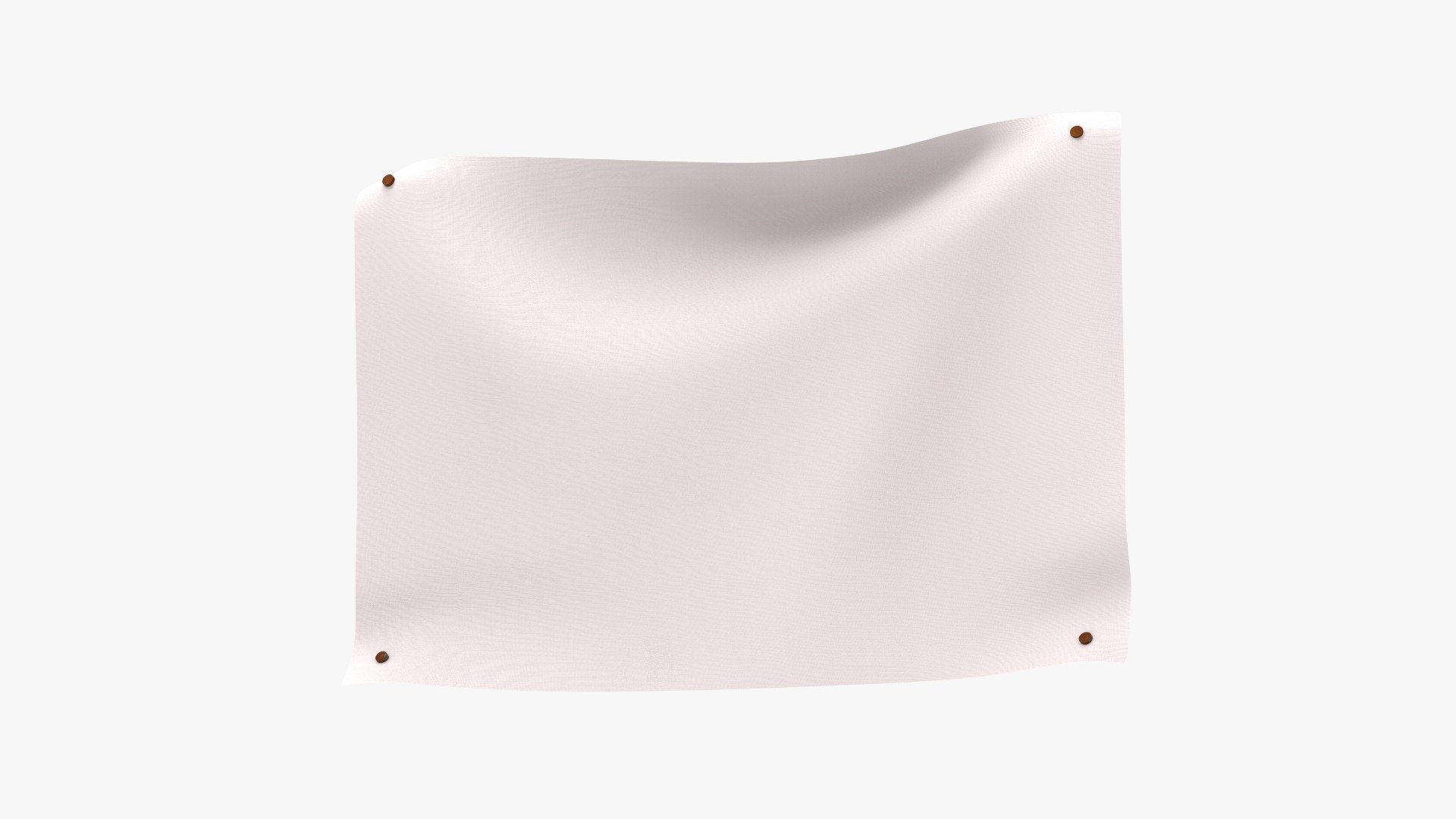 White Sheet Attached 3D Model - TurboSquid 1932393