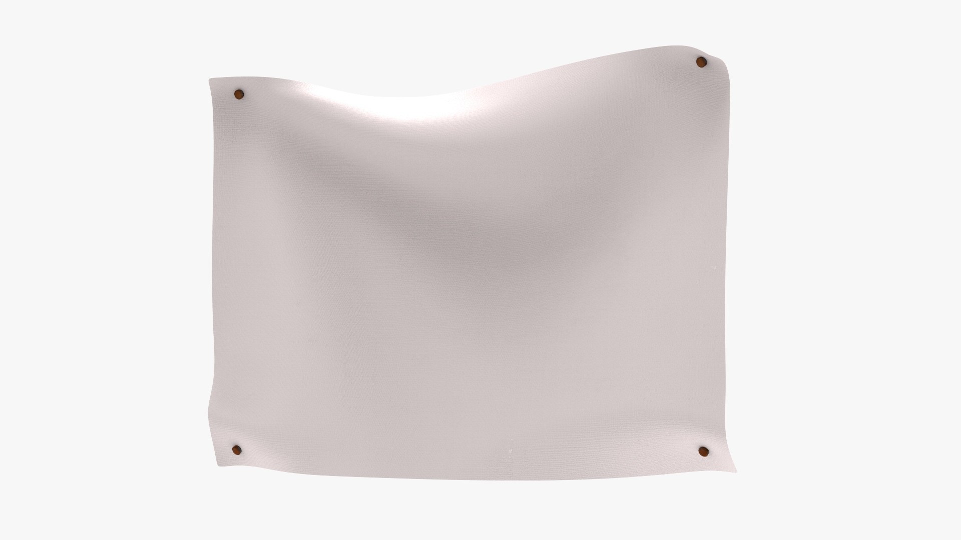 White Sheet Attached 3D Model - TurboSquid 1932393