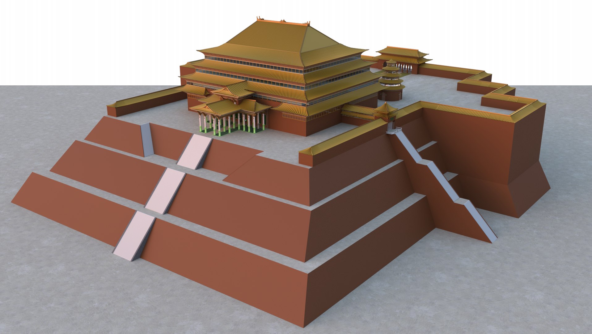 3D Earth Kingdom Royal Palace In Ba Sing Se From Avatar The Last ...