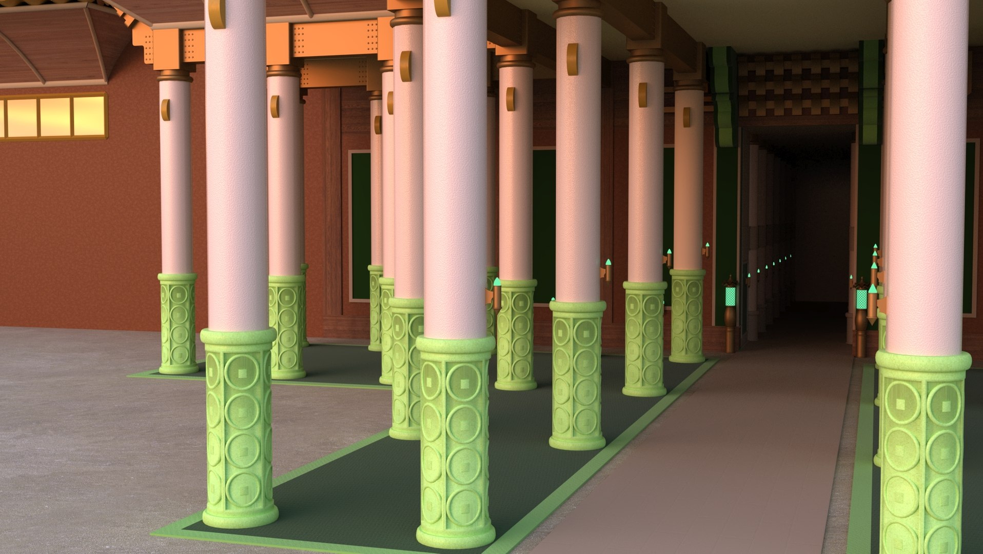 3D Earth Kingdom Royal Palace In Ba Sing Se From Avatar The Last ...