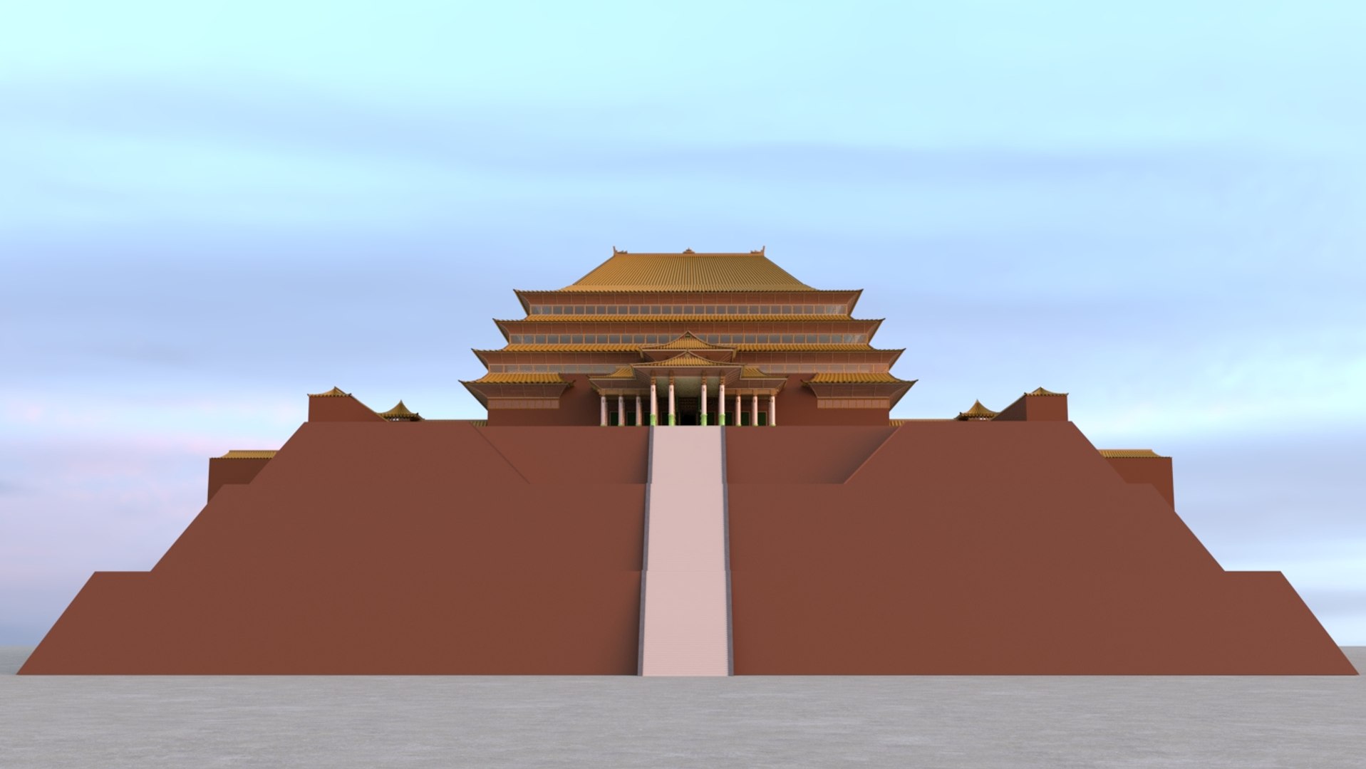3D Earth Kingdom Royal Palace In Ba Sing Se From Avatar The Last ...