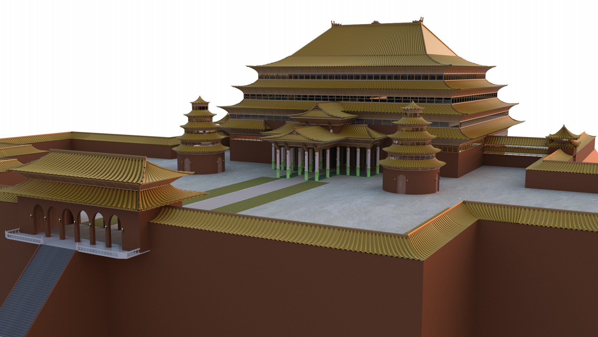 3D Earth Kingdom Royal Palace In Ba Sing Se From Avatar The Last ...