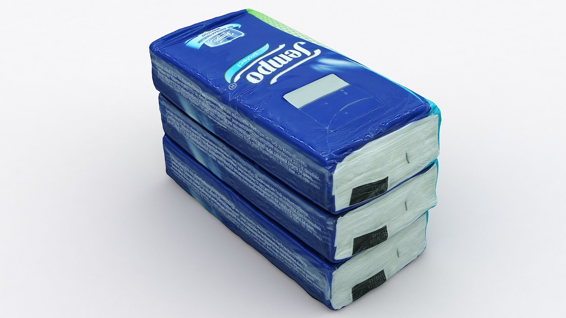 Handkerchief package 3D model - TurboSquid 1517290