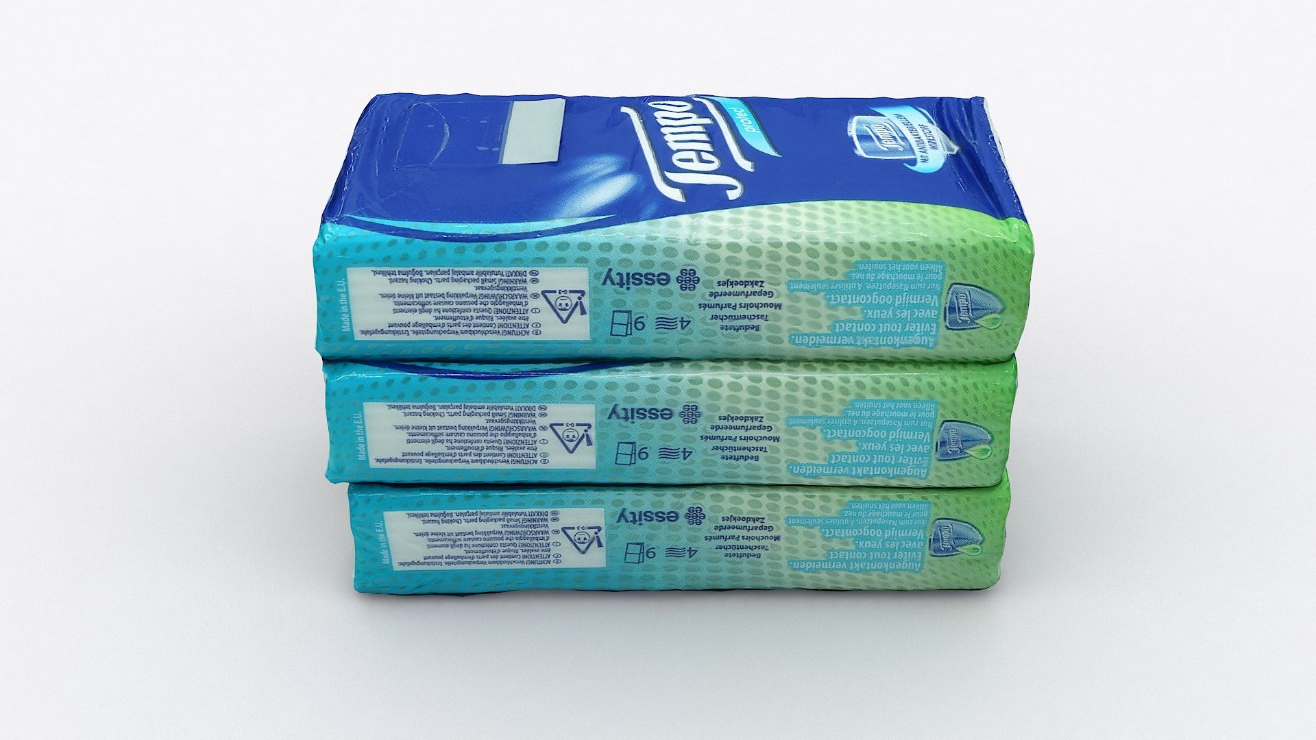 Handkerchief package 3D model - TurboSquid 1517290