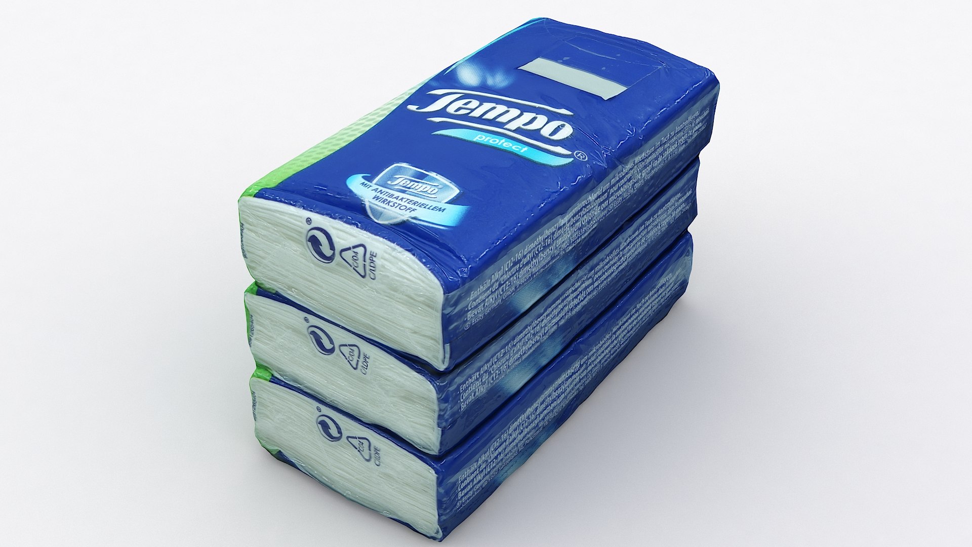 Handkerchief package 3D model - TurboSquid 1517290