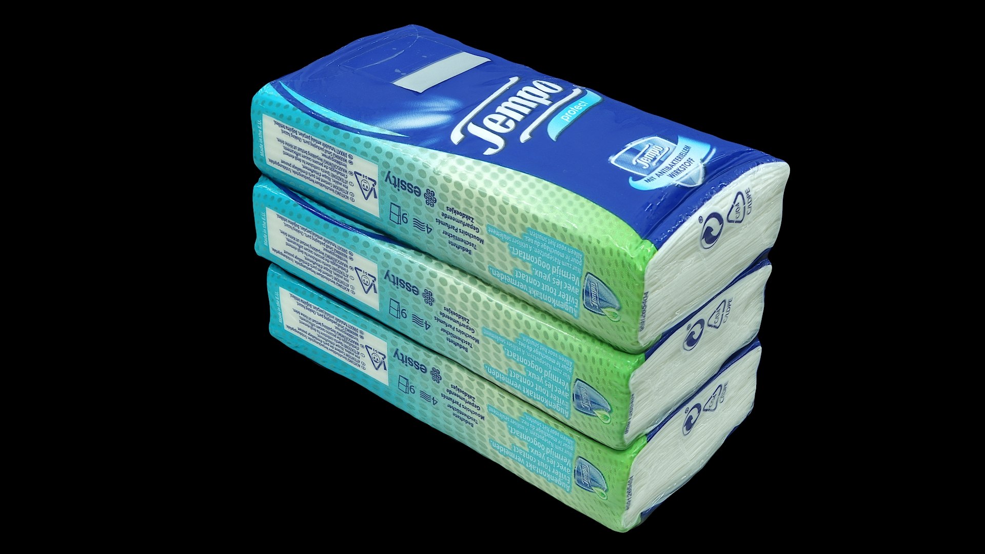 Handkerchief package 3D model - TurboSquid 1517290