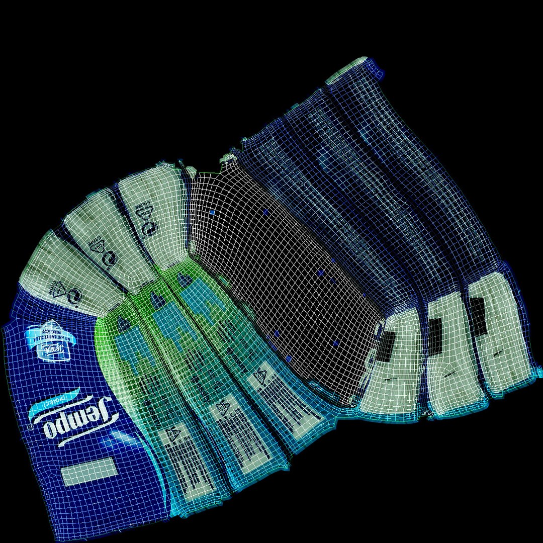 Handkerchief package 3D model - TurboSquid 1517290