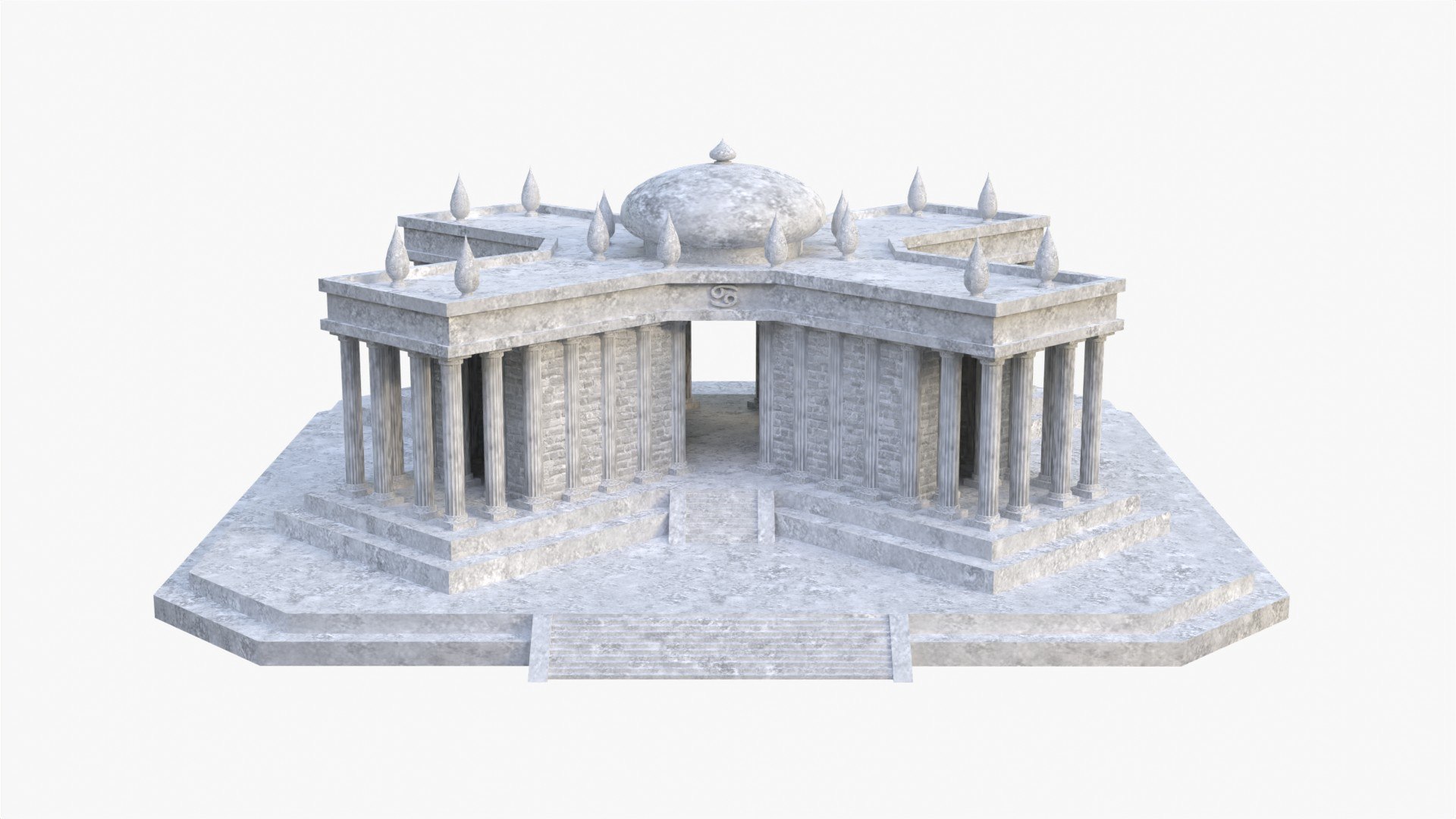 TEMPLE OF CANCER - Templo de Cancer - Low poly 3D model - TurboSquid ...