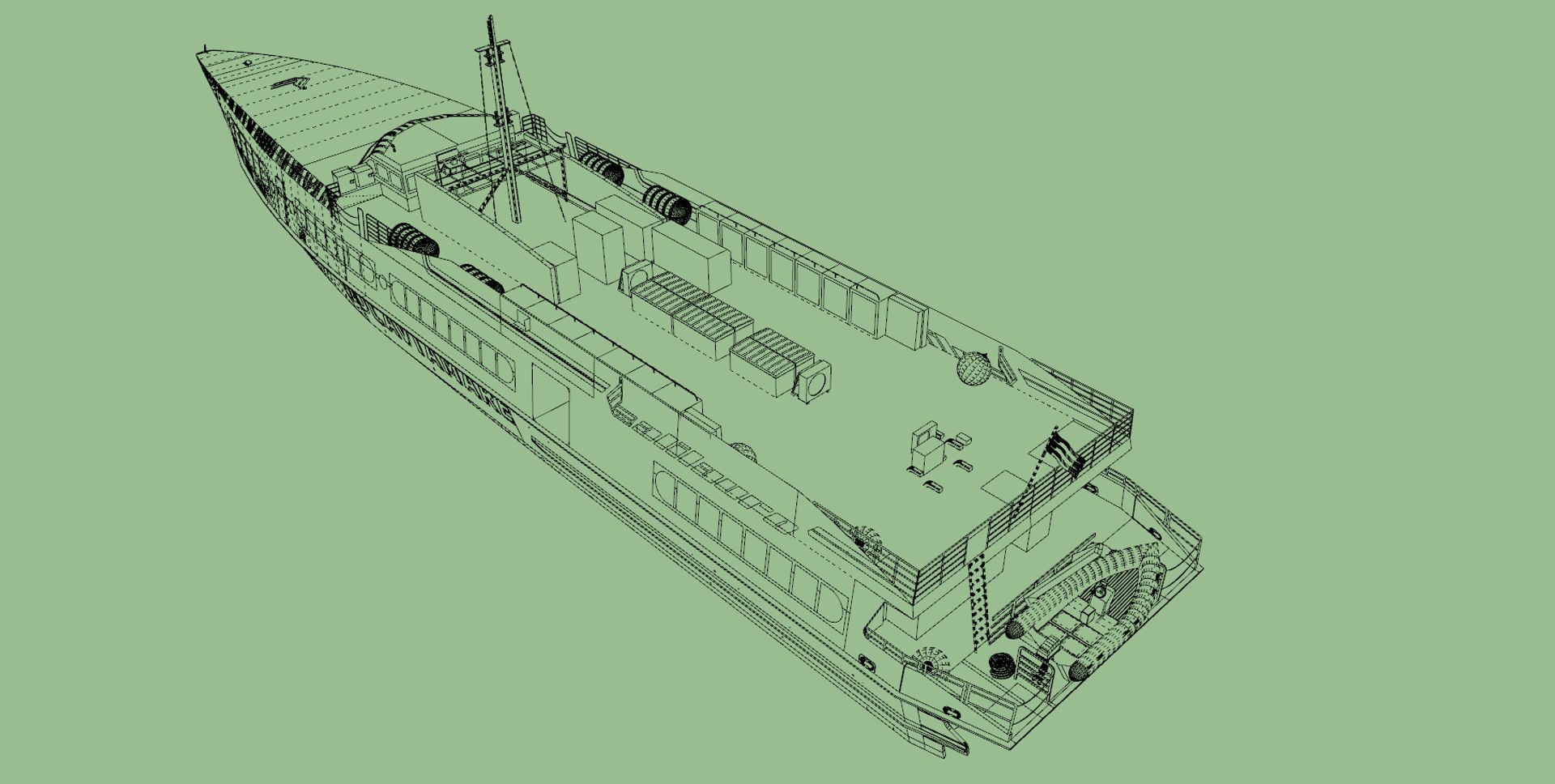 3D Passenger Speed Ferry - TurboSquid 1535956