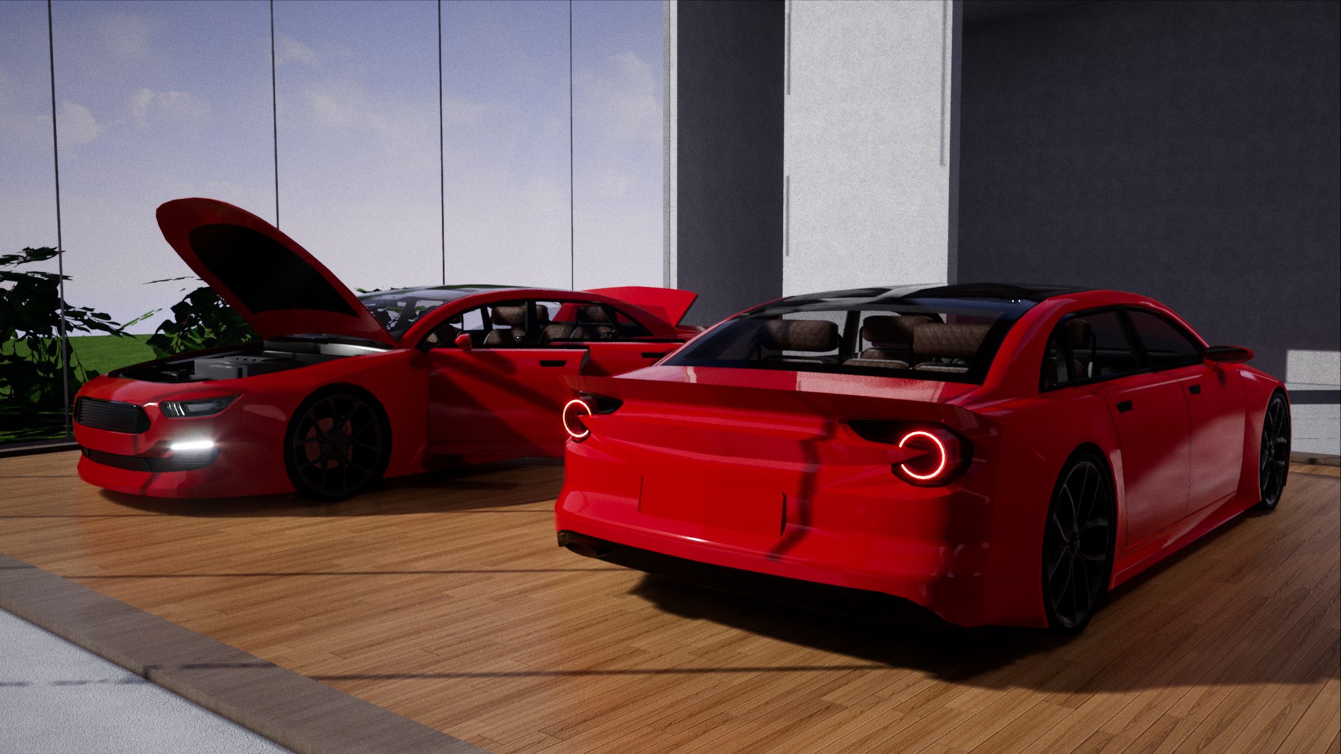 3D car size sedan 4 model - TurboSquid 1259340