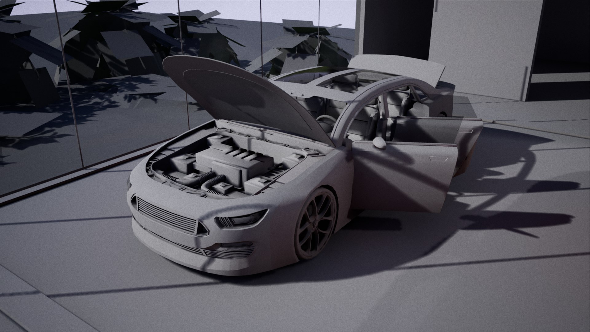 3D car size sedan 4 model - TurboSquid 1259340