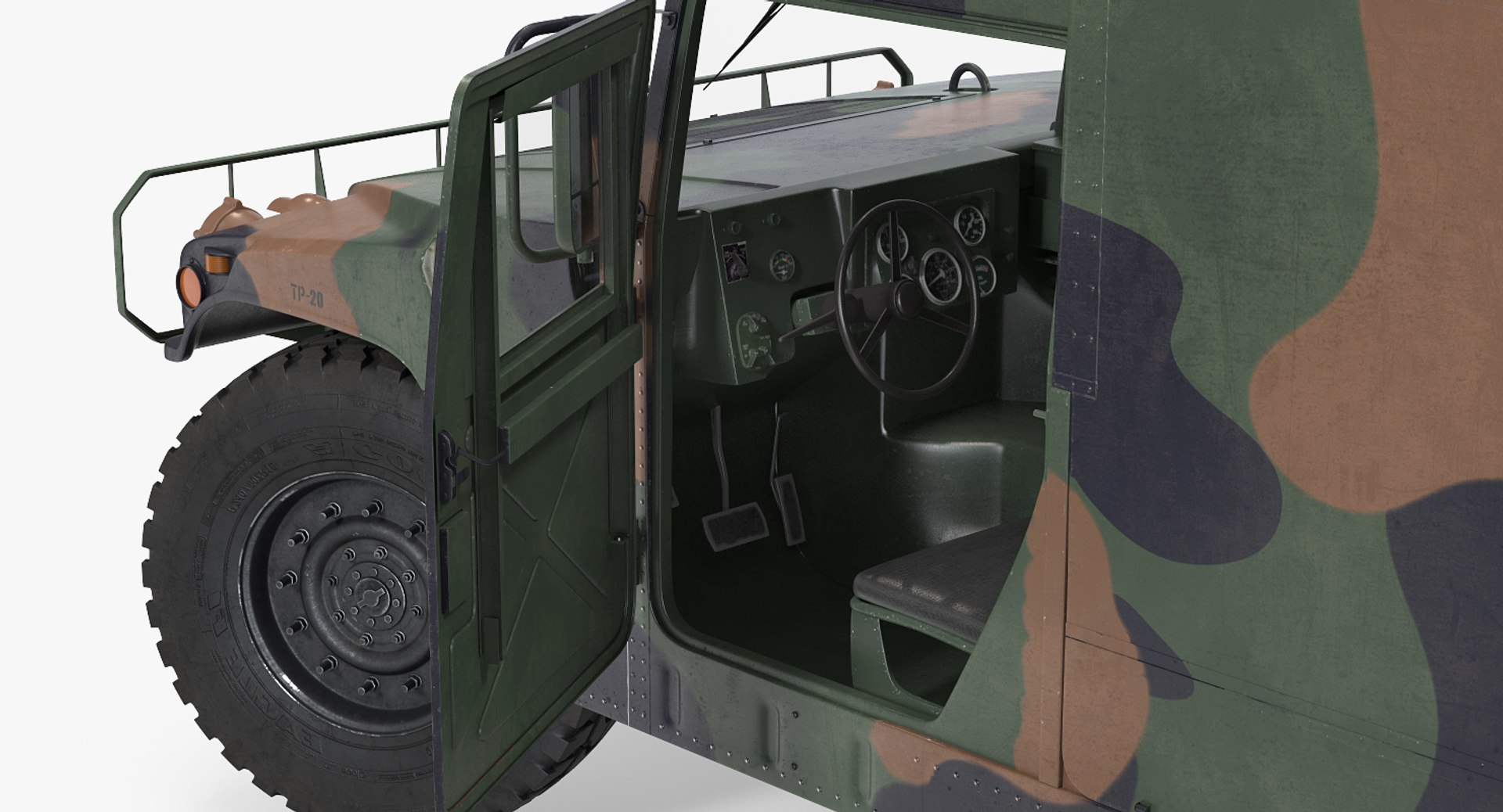 max mini ambulance military car