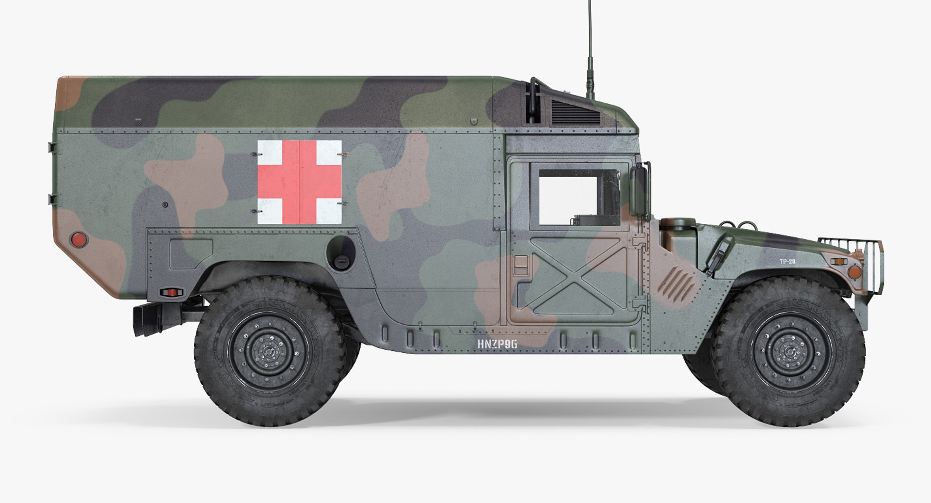 max mini ambulance military car