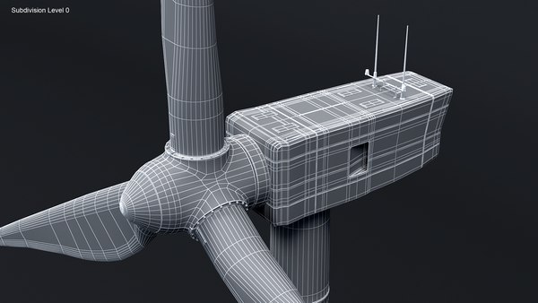 Gen Wind Turbine 3D - TurboSquid 1871663