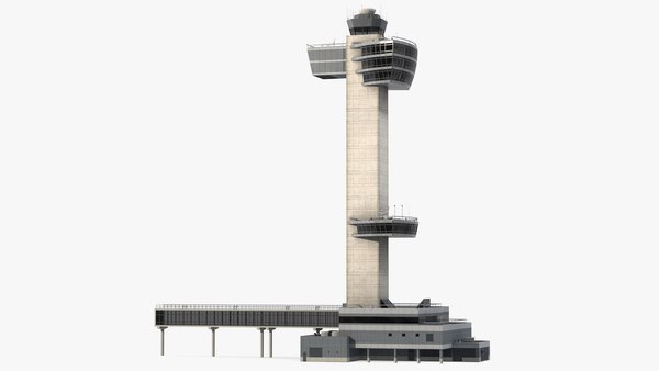 modelo 3d Torre de control JFK - TurboSquid 1624931