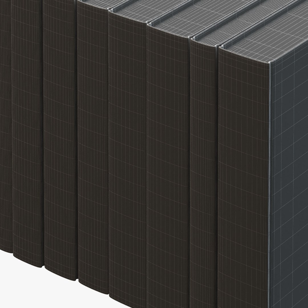 3d Puffin Classics Books Model