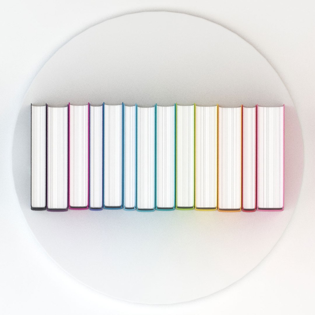 3d Puffin Classics Books Model