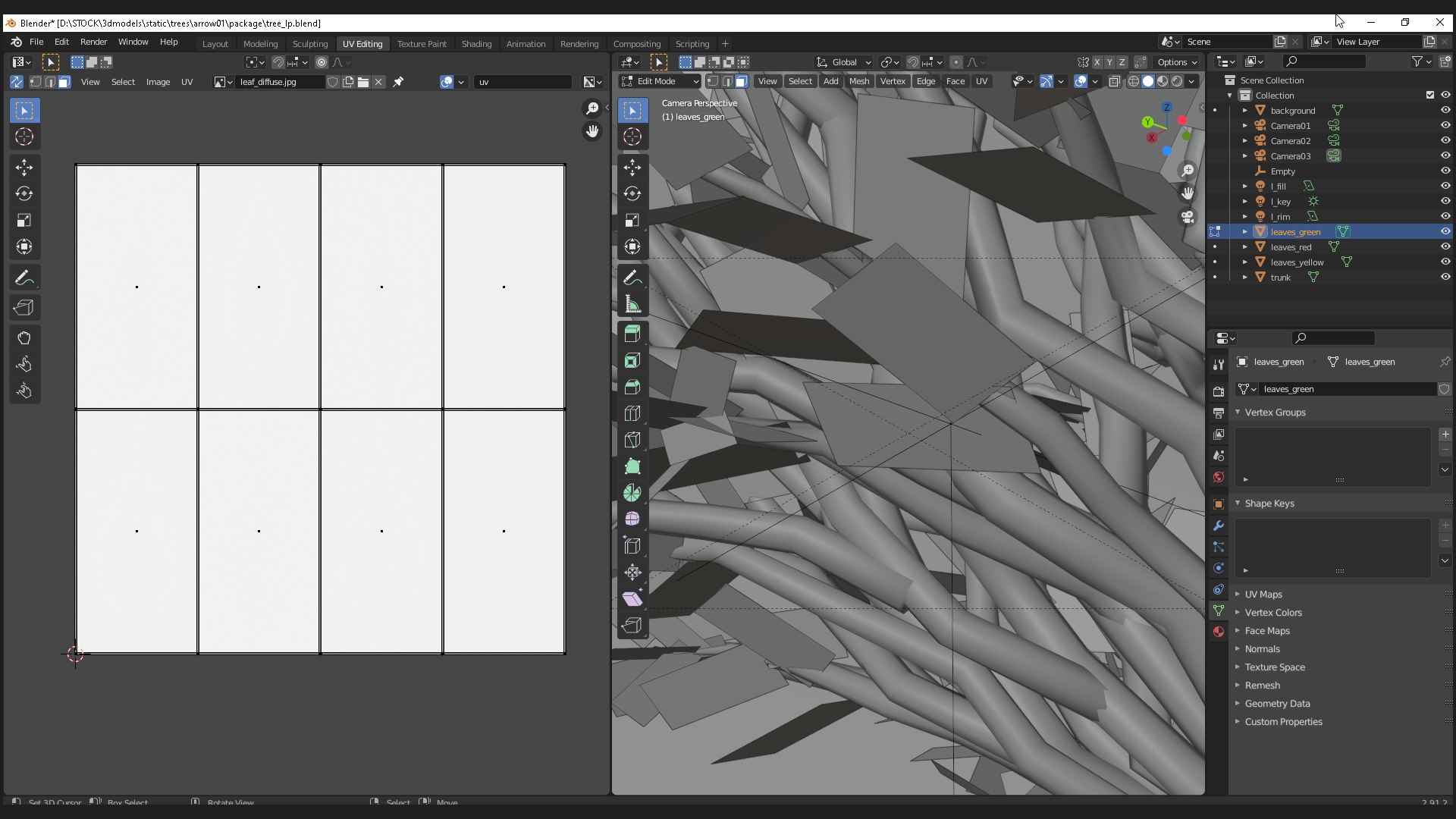 Tree Shape Arrow 3D Model - TurboSquid 1691653