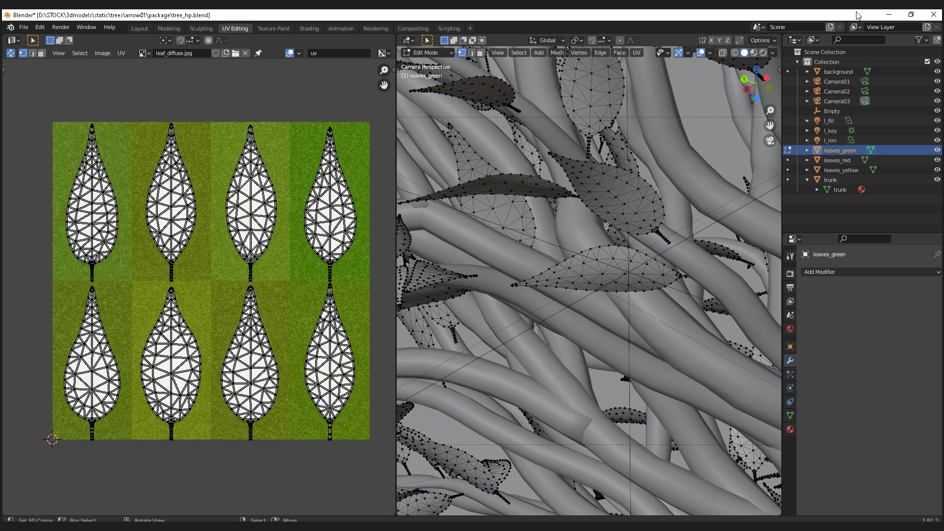 Tree Shape Arrow 3D Model - TurboSquid 1691653