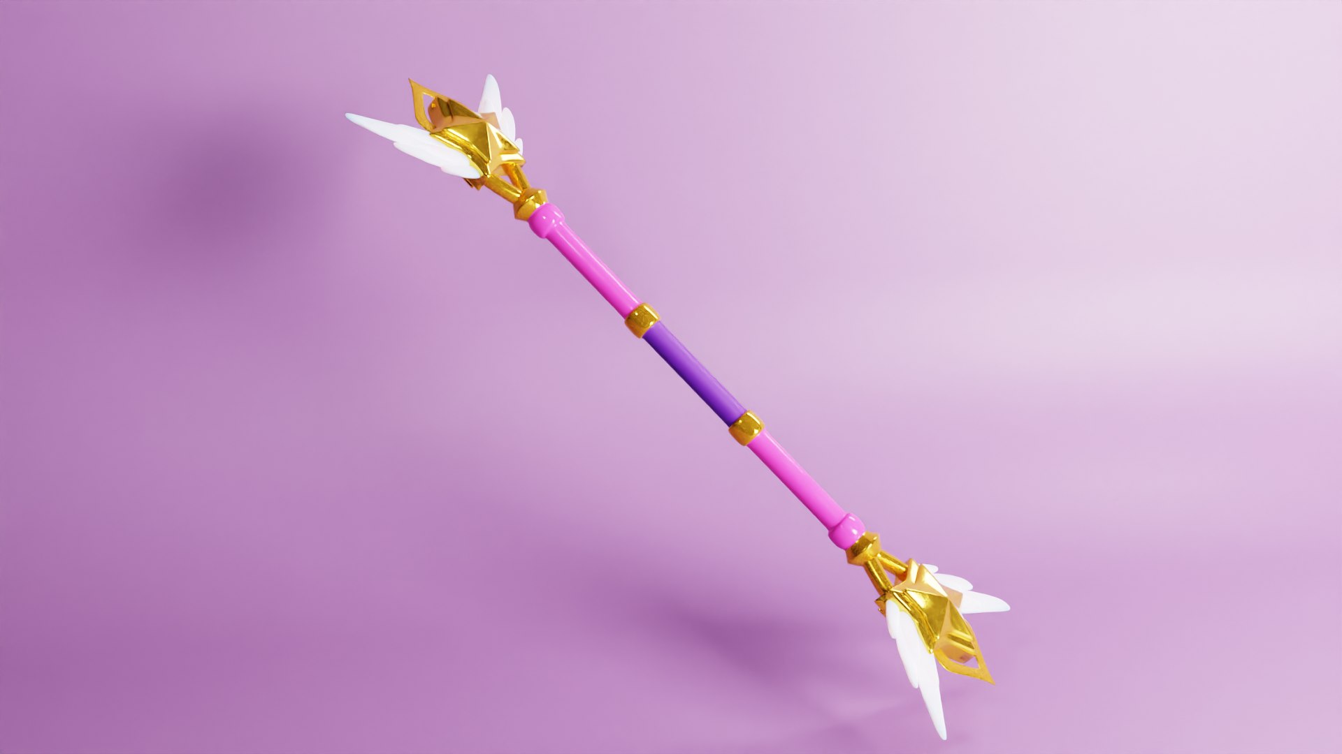 3D Star Guardian Lux Staff 3D Model Model - TurboSquid 1963662