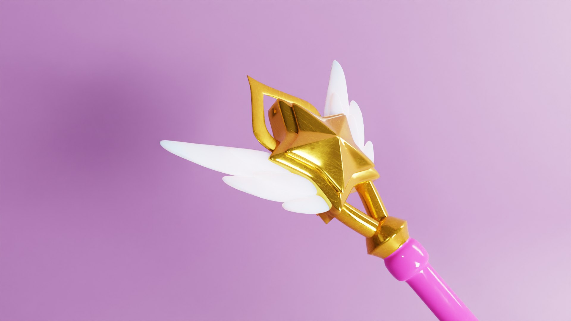 3D Star Guardian Lux Staff 3D Model Model - TurboSquid 1963662