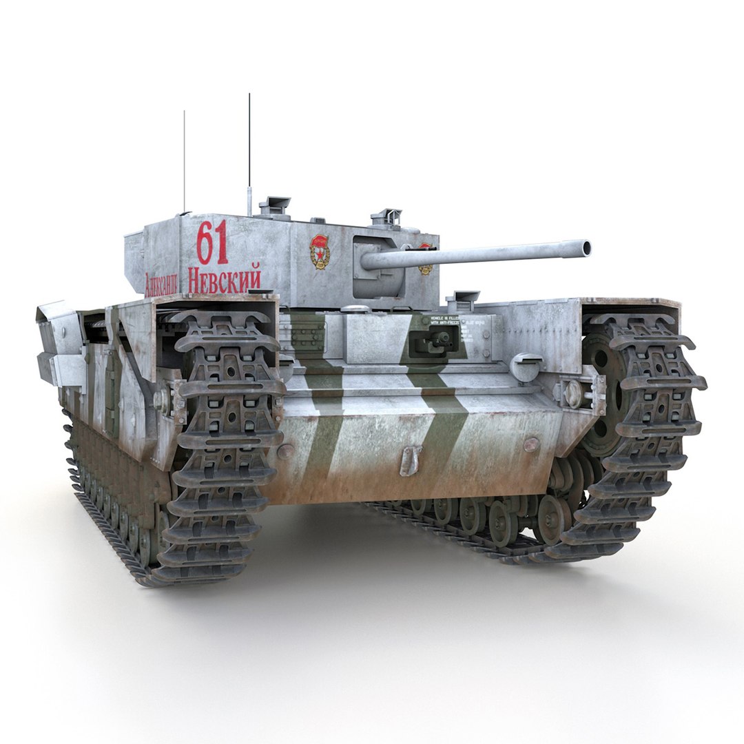 3D british churchill mk iii model - TurboSquid 1269686