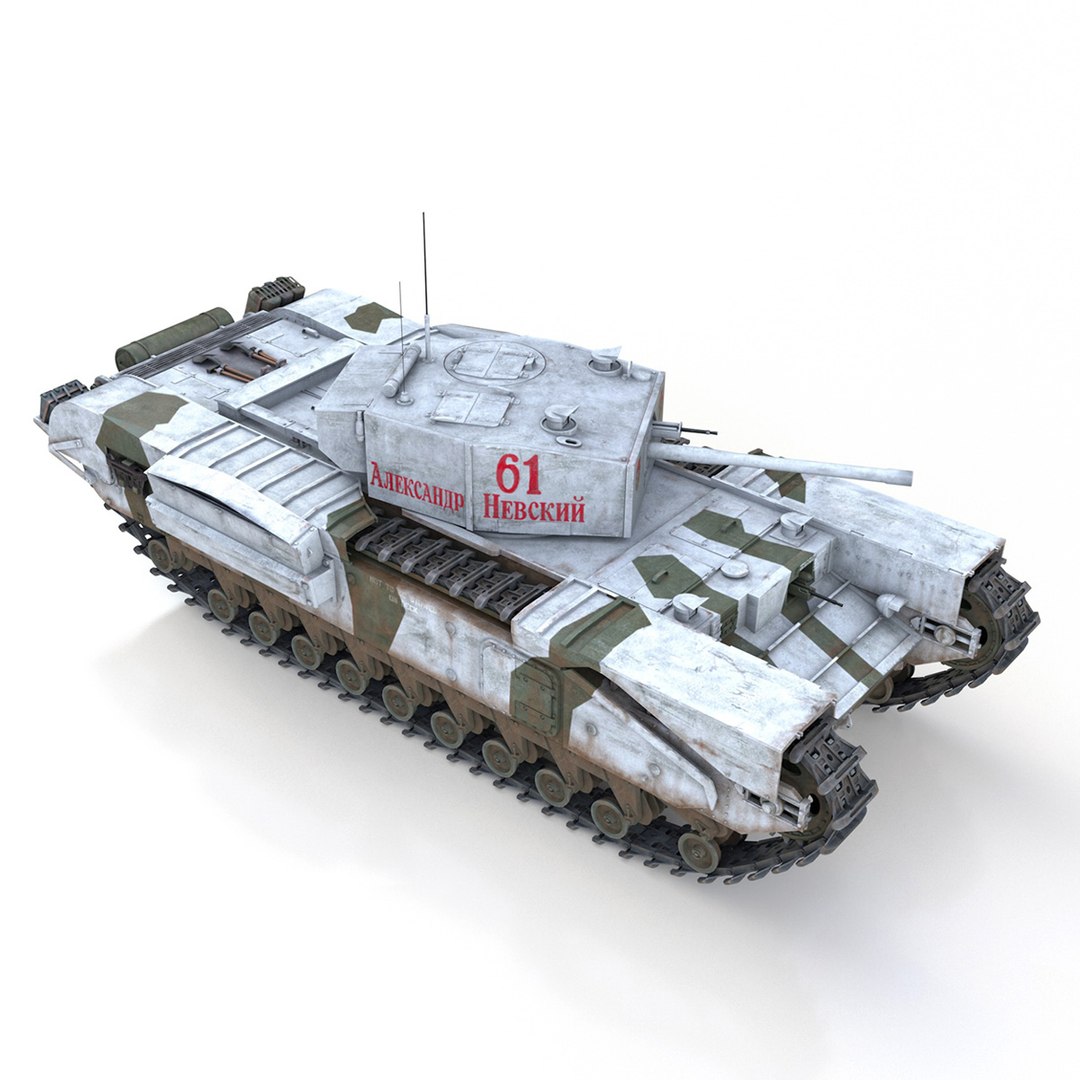 3D british churchill mk iii model - TurboSquid 1269686