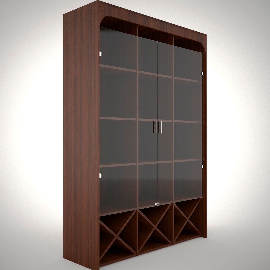 Wine Rack 3d Model
