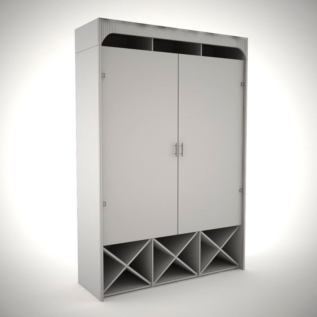 Wine Rack 3d Model
